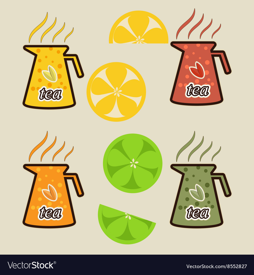 Fruit tea Royalty Free Vector Image - VectorStock