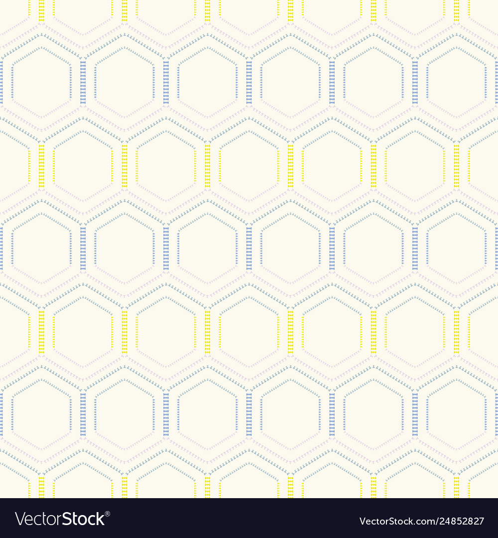 Geometric seamless repeat pattern Royalty Free Vector Image