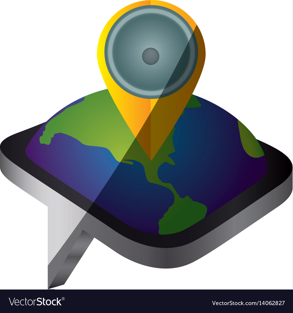Gps map pointer Royalty Free Vector Image - VectorStock