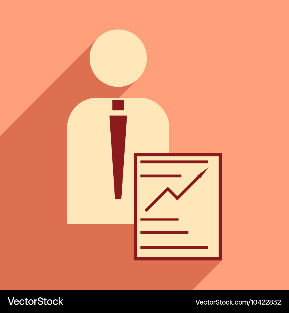 Flat design modern icon Royalty Free Vector Image