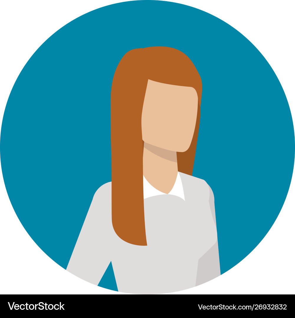 Isolated avatar woman design Royalty Free Vector Image