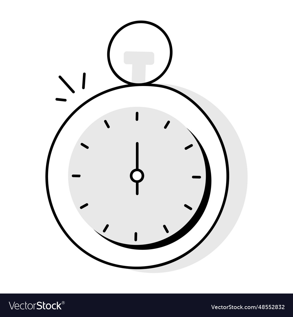 Stopwatch Royalty Free Vector Image - VectorStock