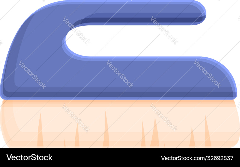 Clean brush icon cartoon style Royalty Free Vector Image