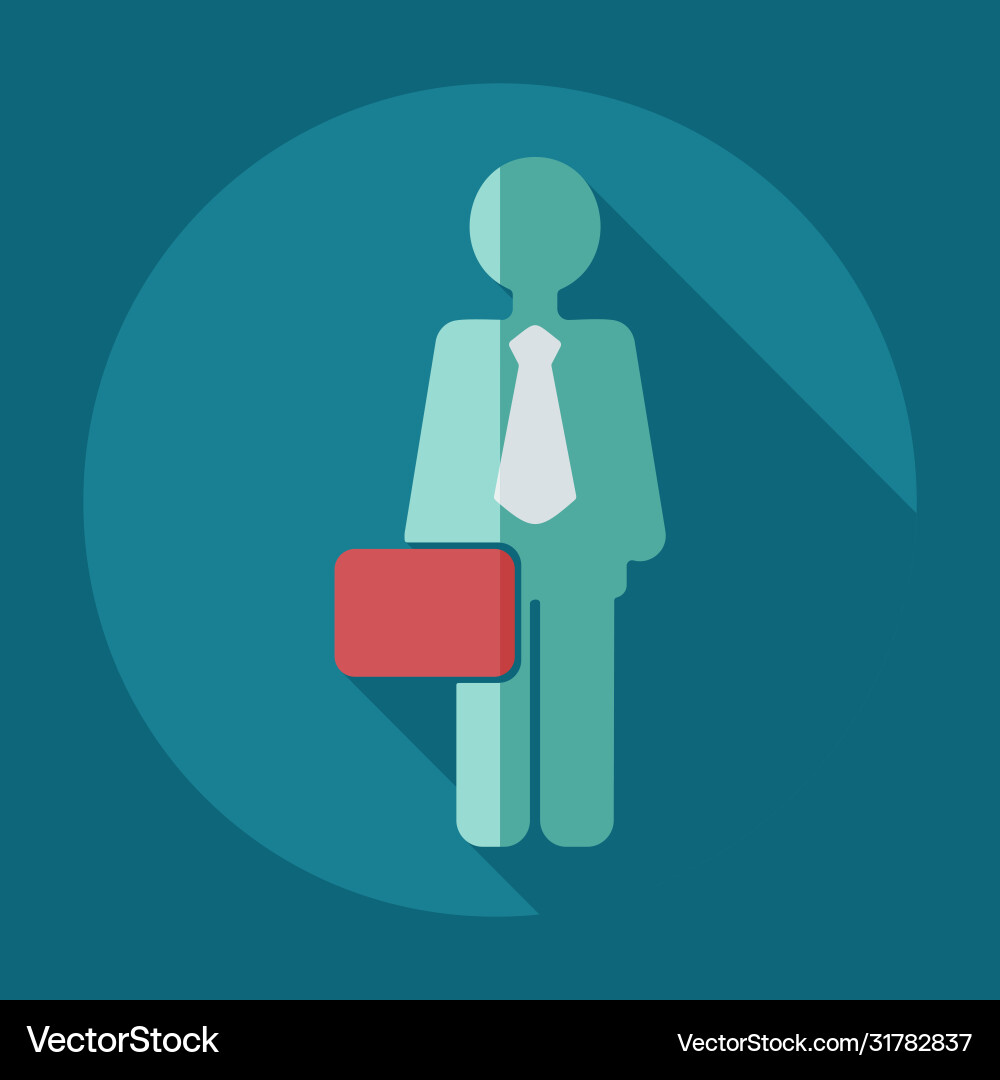Flat modern design with shadow icons business icon