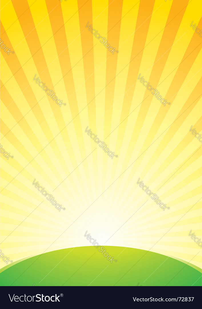 Sunrise background Royalty Free Vector Image - VectorStock