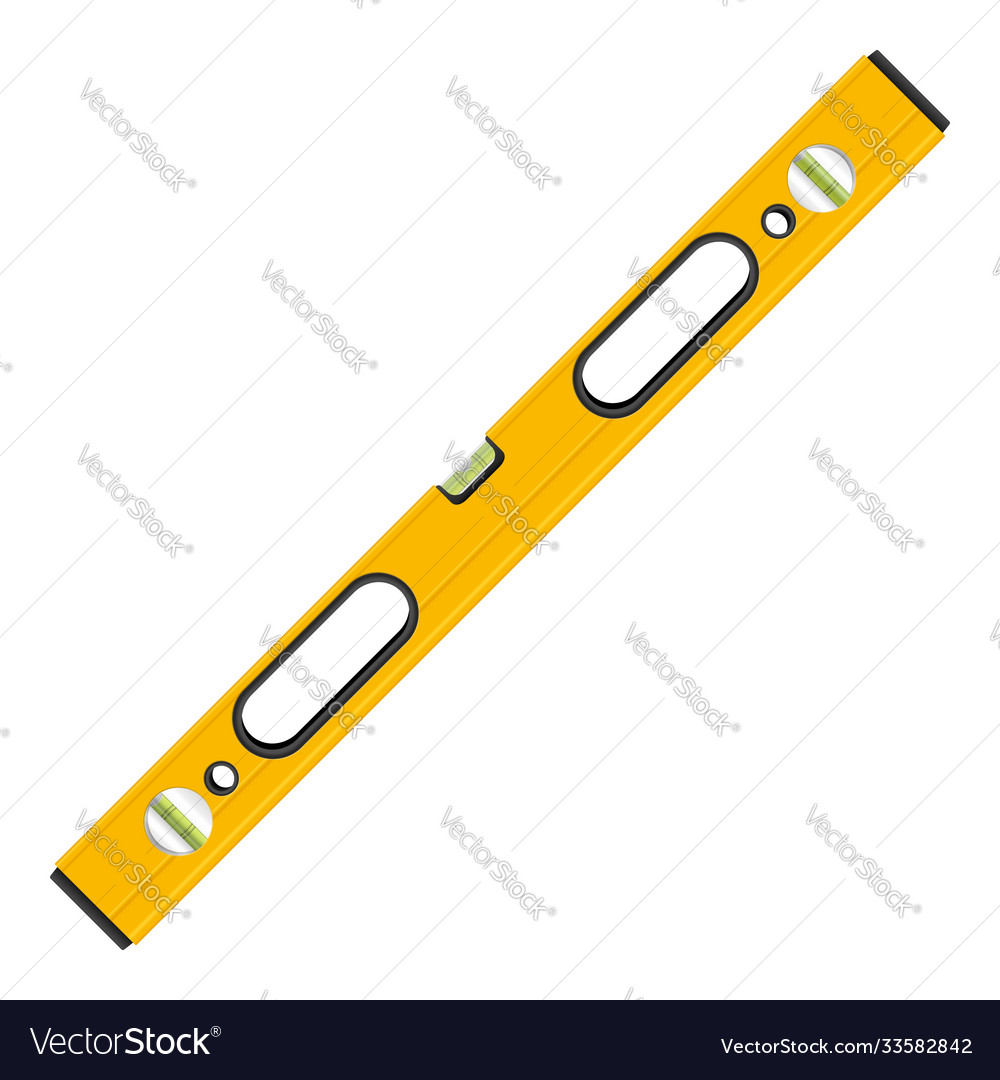 Bubble level tool Royalty Free Vector Image - VectorStock