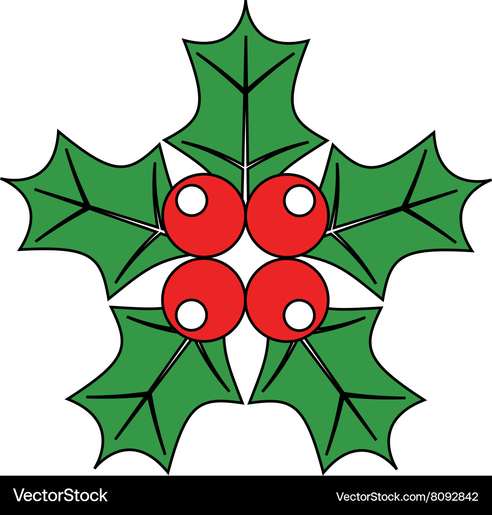 Christmas-Holly-380x400 Royalty Free Vector Image