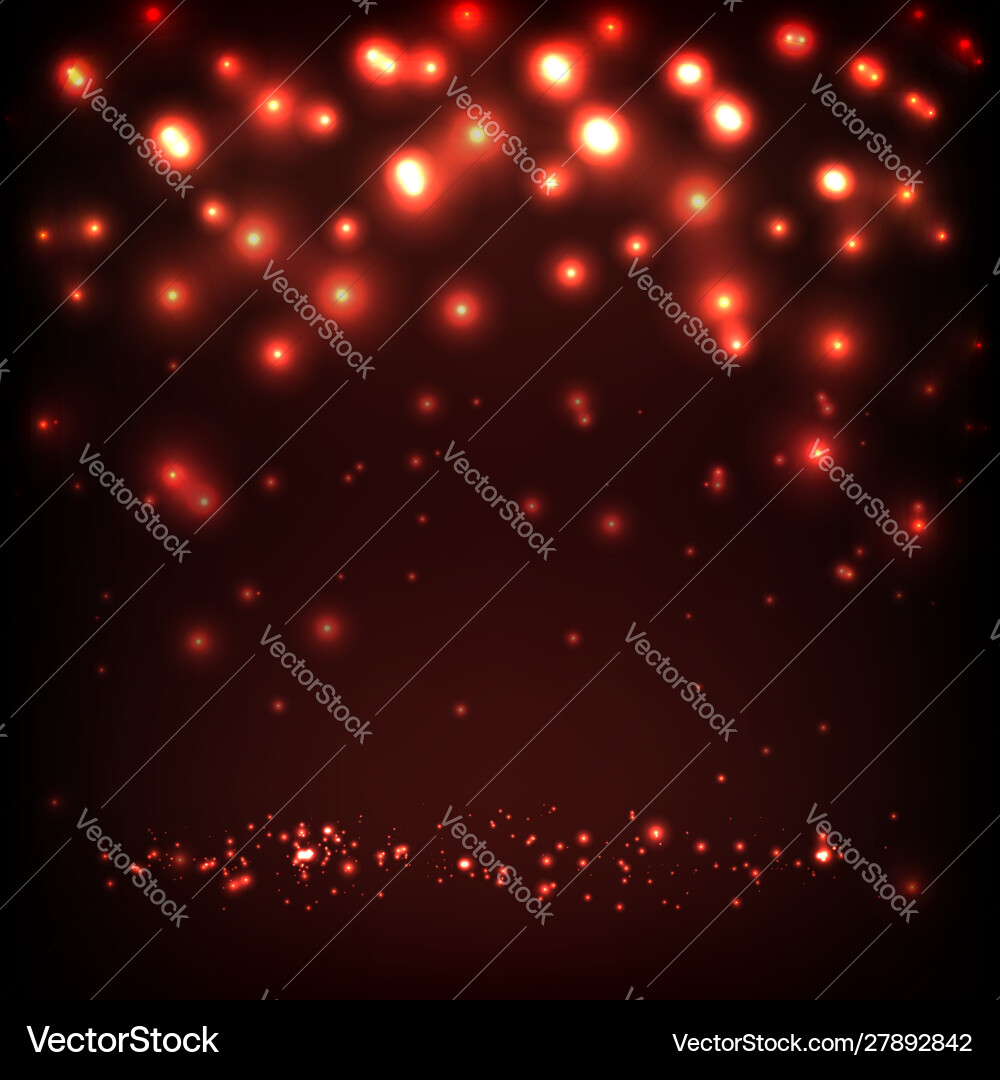 Red christmas glitter background Royalty Free Vector Image