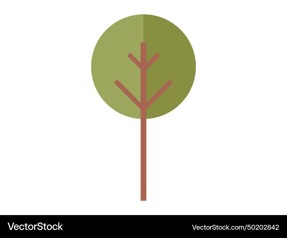 Tree the concept serves as symbol resilience Vector Image