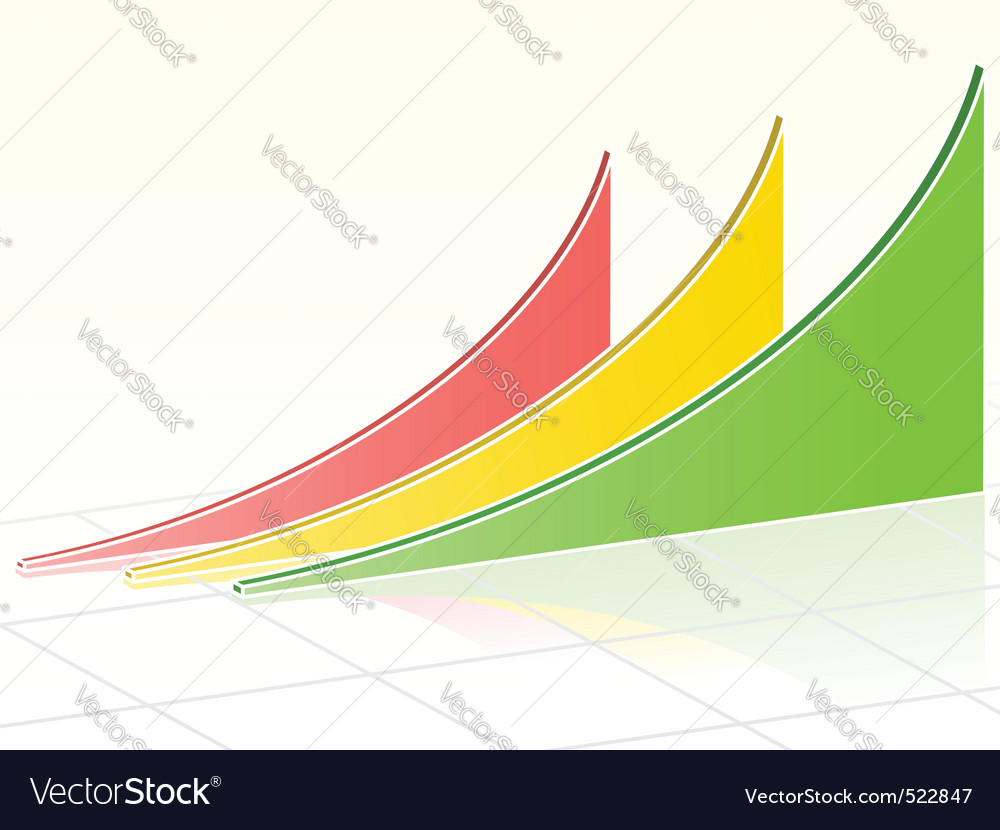 Business graph Royalty Free Vector Image - VectorStock
