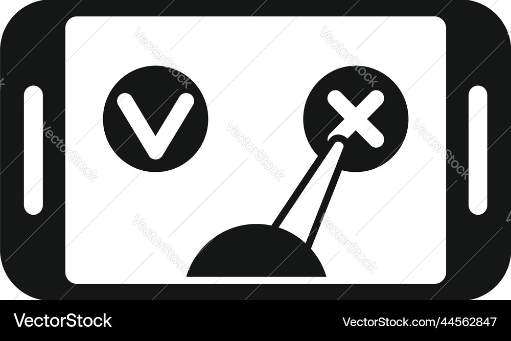 Dislike icon simple social media Royalty Free Vector Image