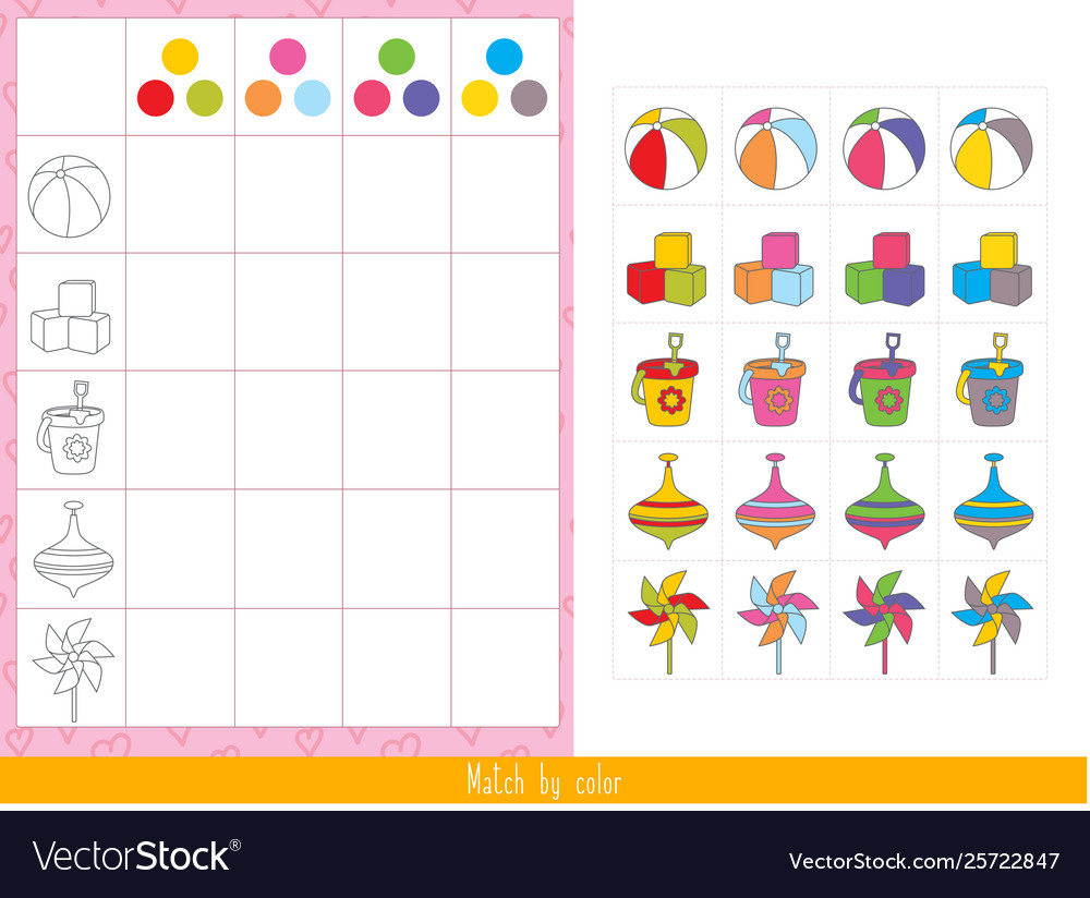 Educational children game logic for kids Vector Image