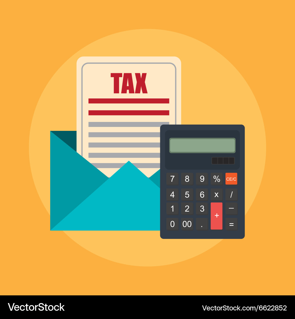 Government taxes payday Royalty Free Vector Image