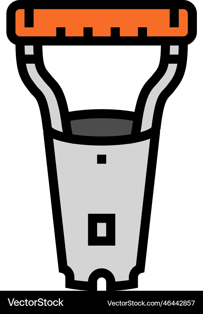 Bulb planter garden tool color icon Royalty Free Vector