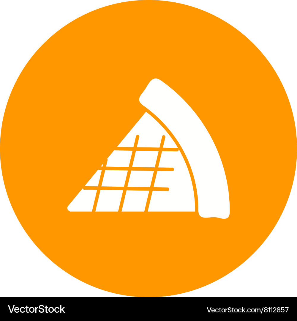 Slice pie Royalty Free Vector Image - VectorStock