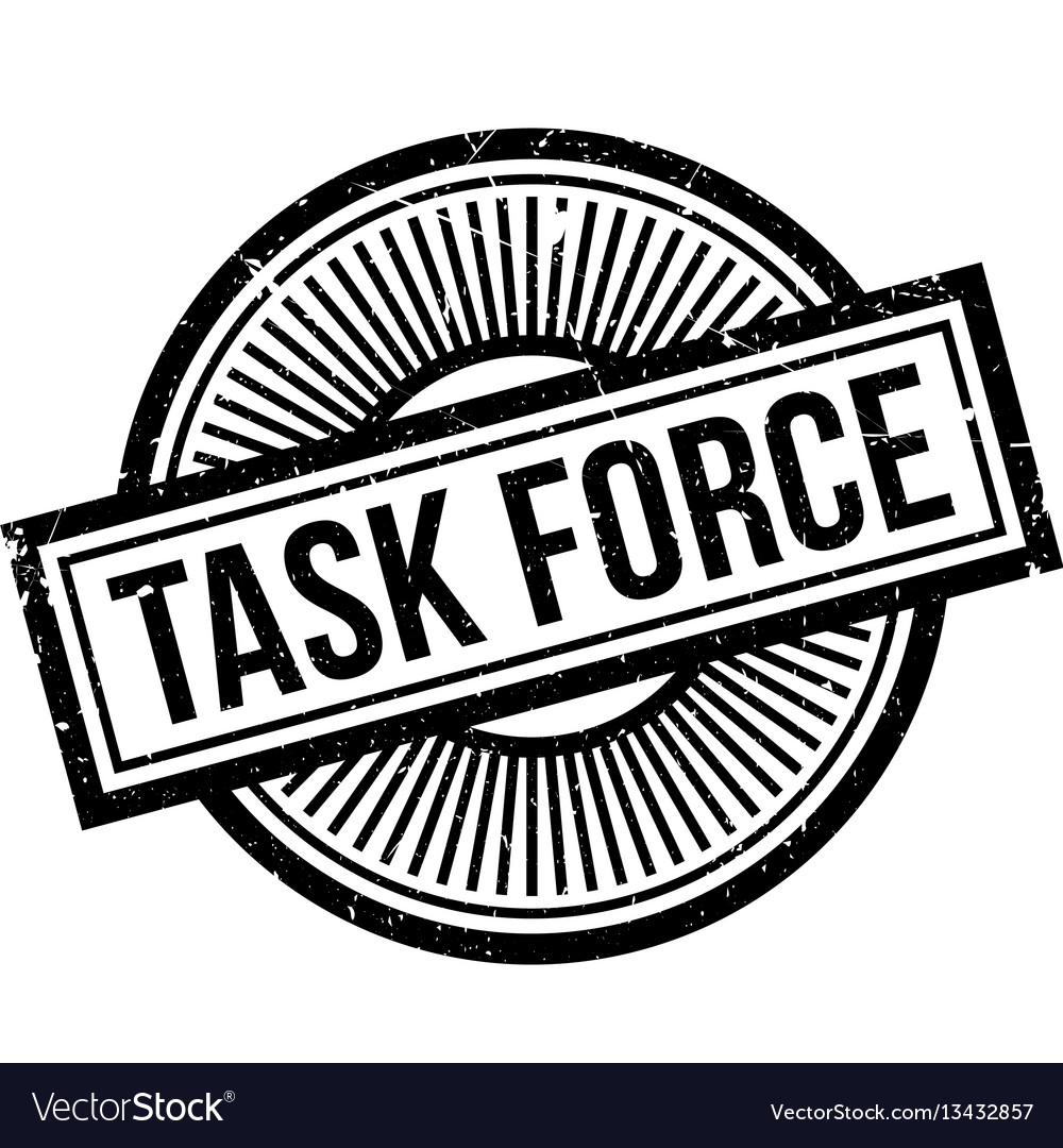 Task force rubber stamp Royalty Free Vector Image