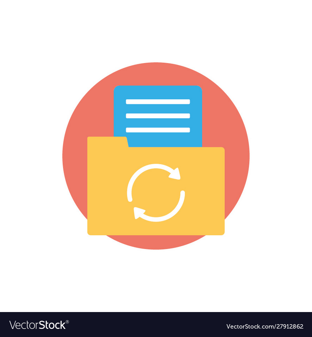 Isolated document and file block design Royalty Free Vector