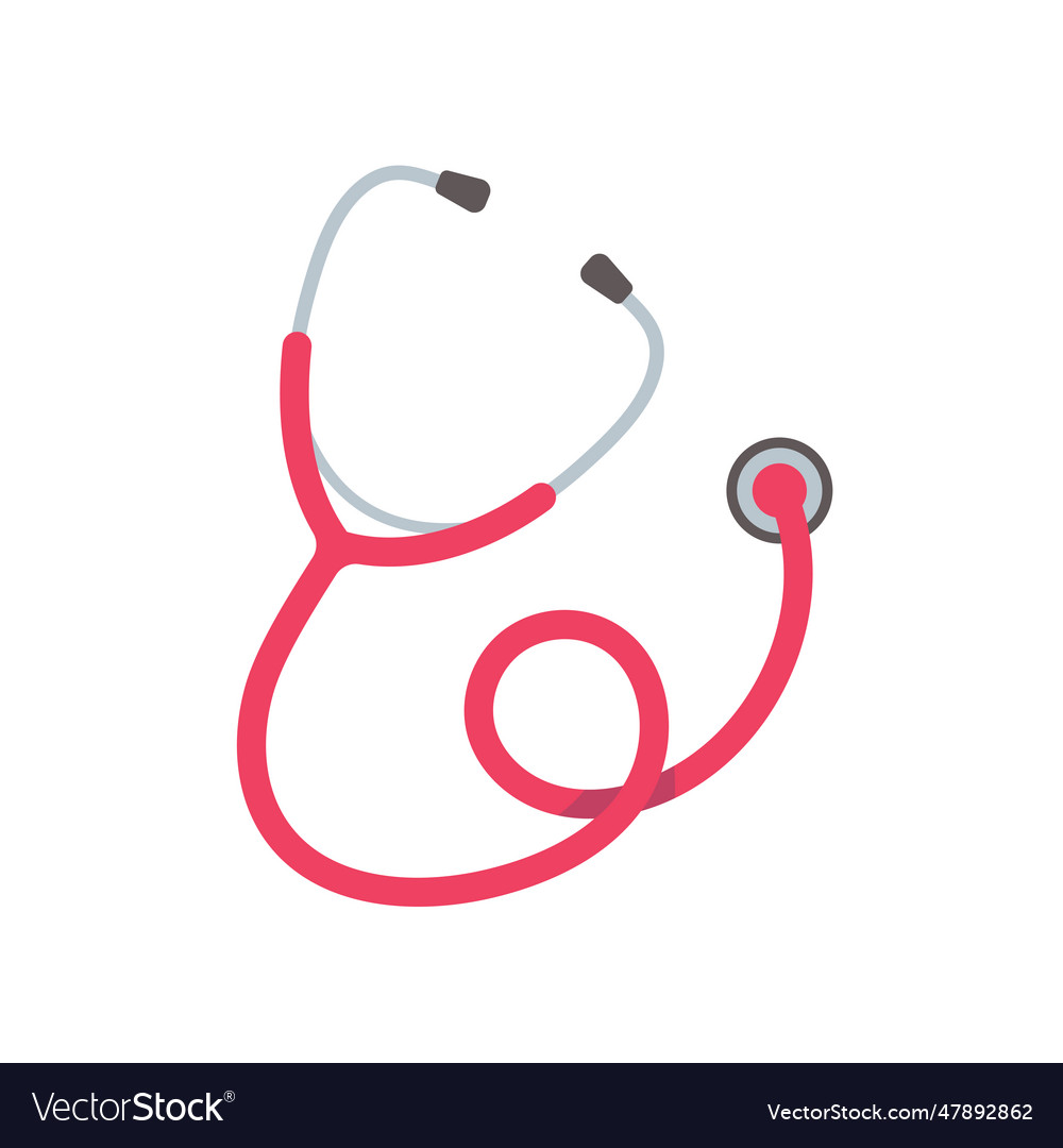 Medical stethoscope of nurse and doctor Royalty Free Vector