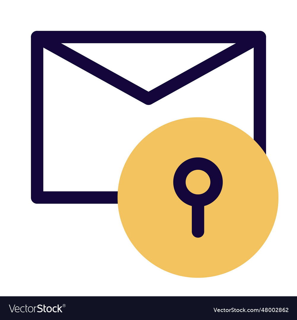 Message encrypted for security purpose Royalty Free Vector