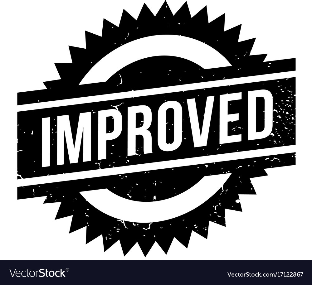 Improved rubber stamp Royalty Free Vector Image