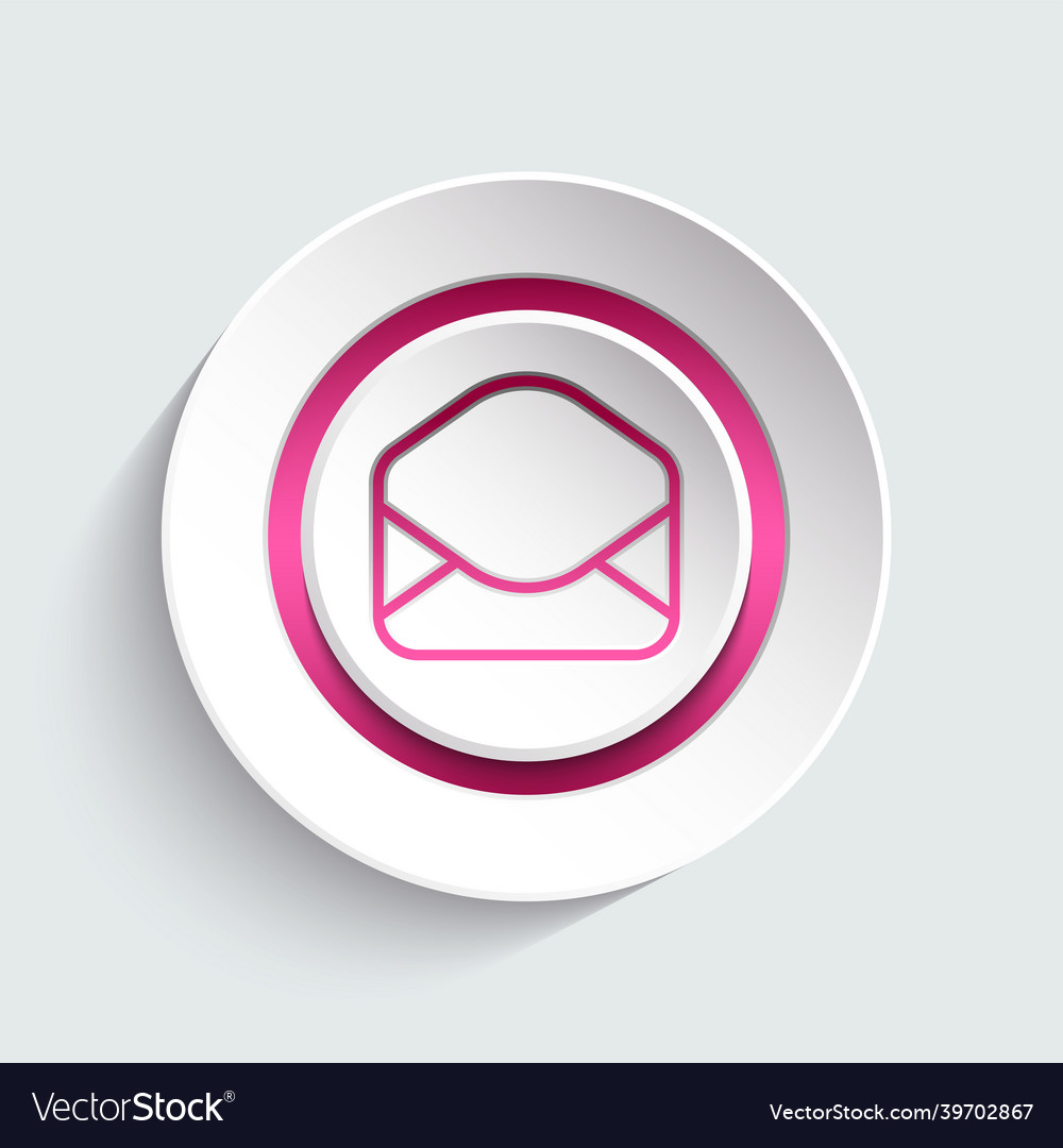 Message icon design element for your website app Vector Image