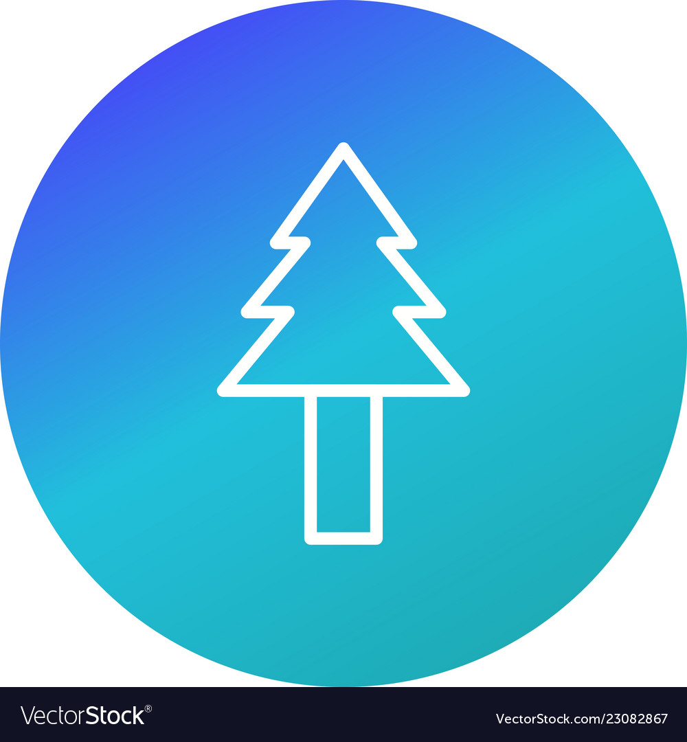 Pine tree icon Royalty Free Vector Image - VectorStock