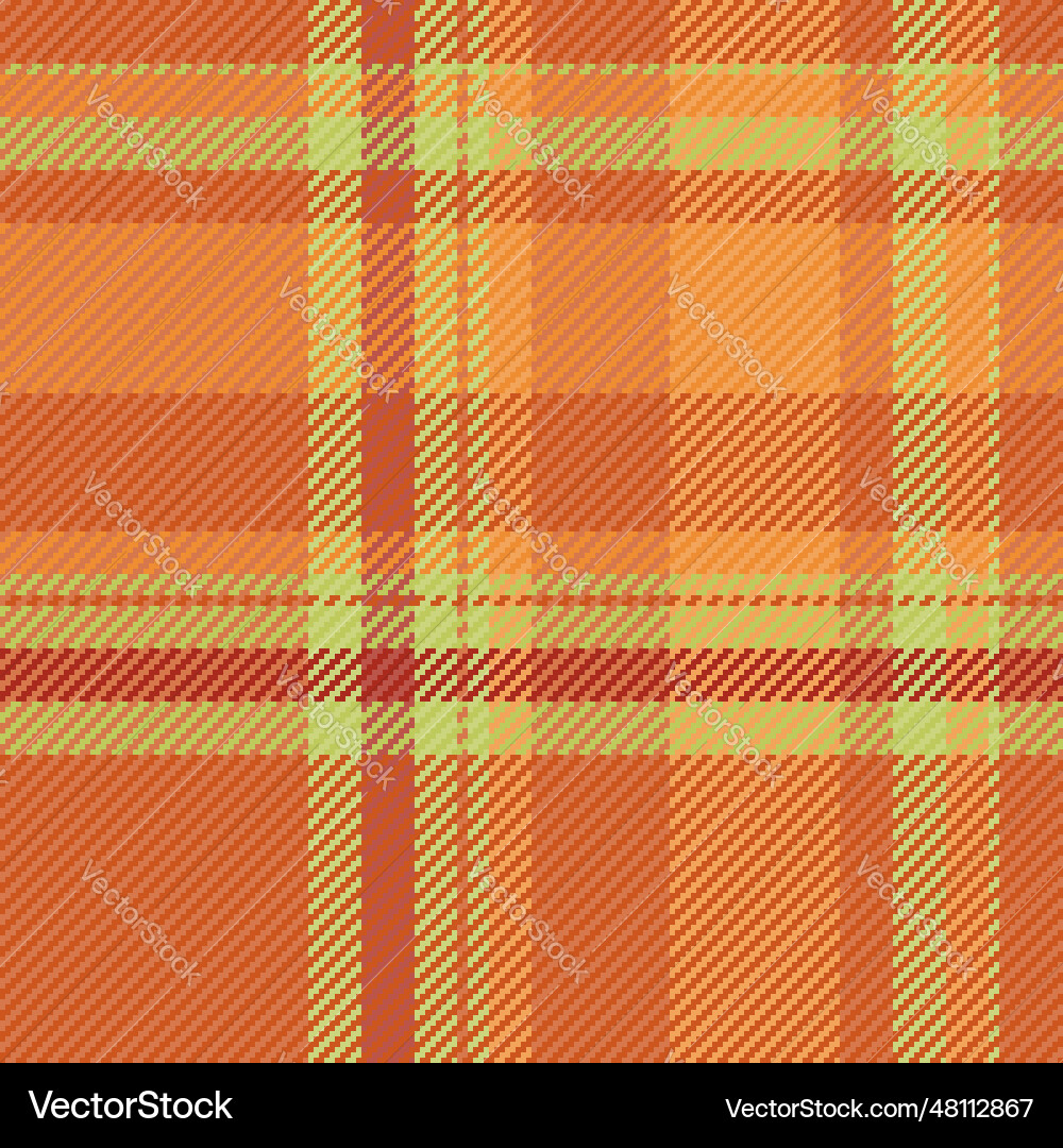 Plaid texture background of check tartan textile Vector Image