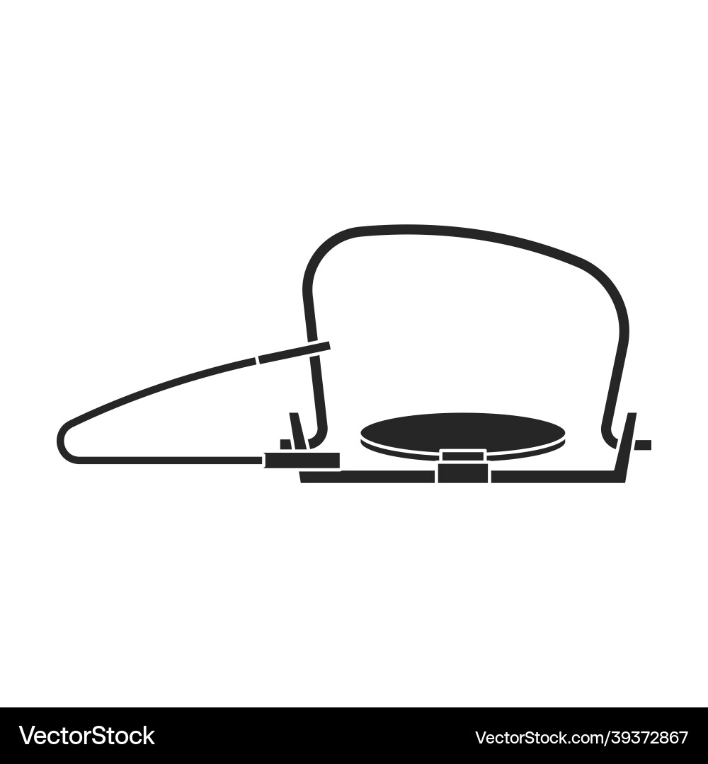 Trap for animal iconblack icon Royalty Free Vector Image