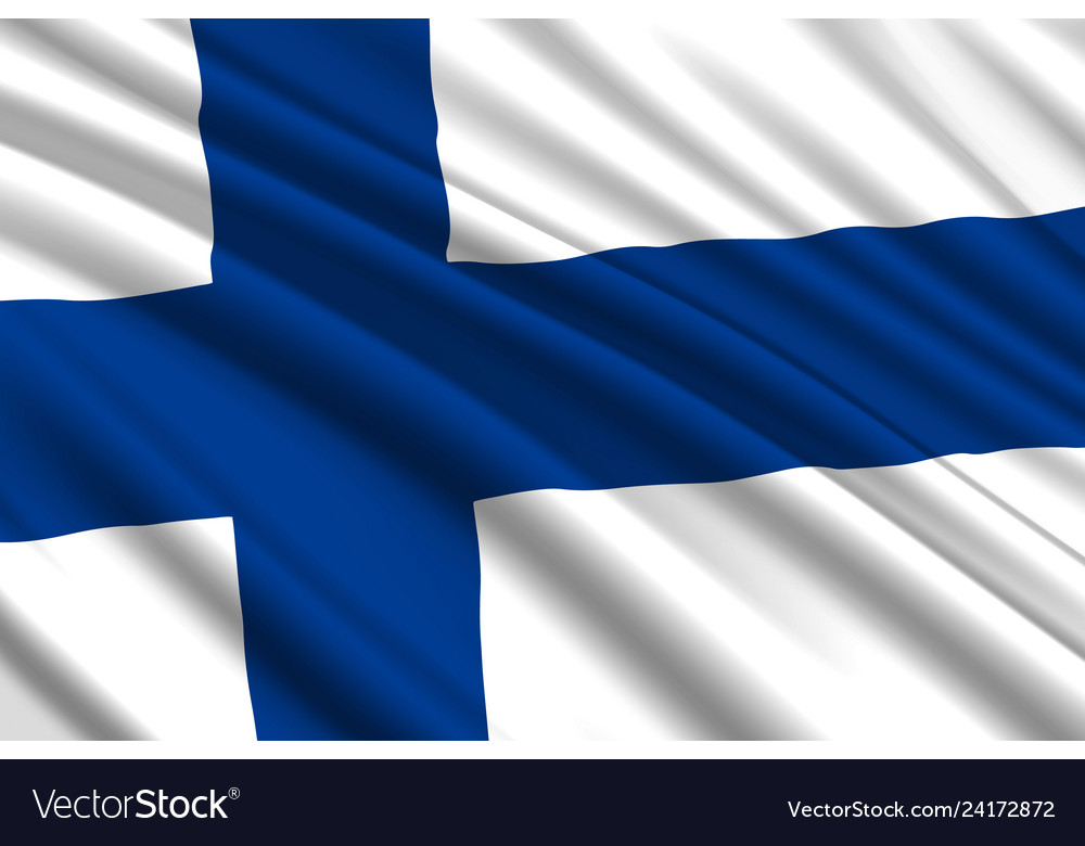 Waving flag background Royalty Free Vector Image