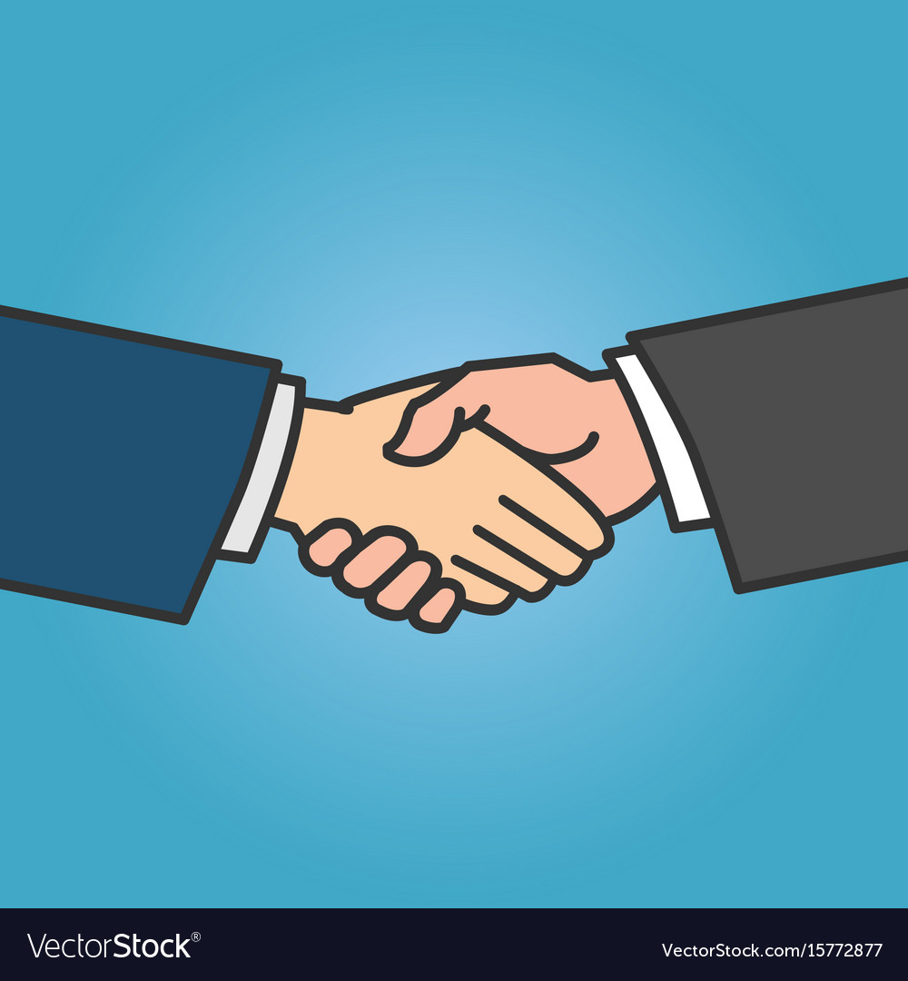 Handshake Royalty Free Vector Image - VectorStock