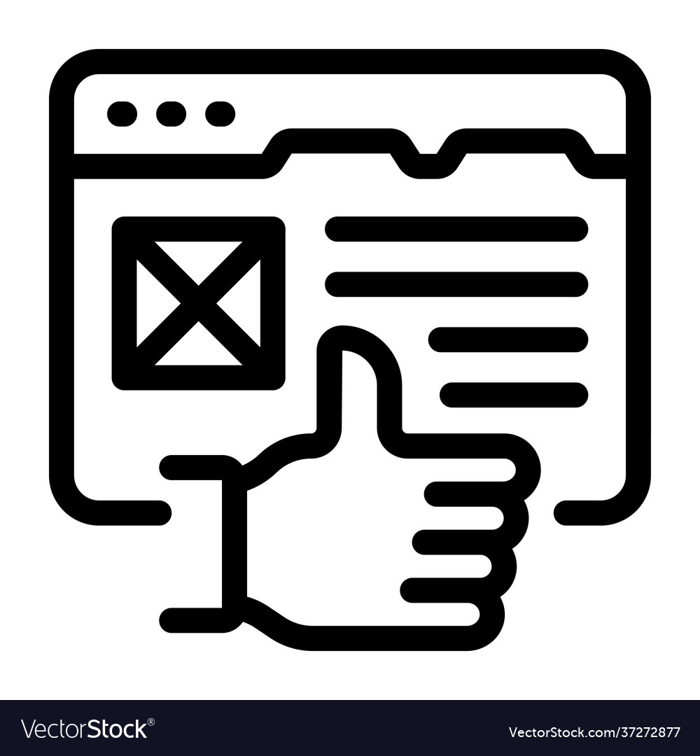 Website feedback Royalty Free Vector Image - VectorStock