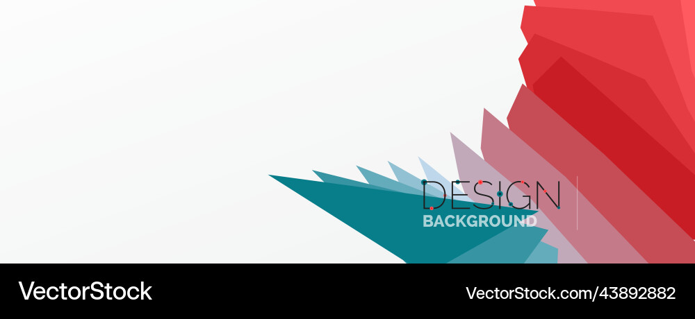 Background colorful shapes template wallpaper Vector Image