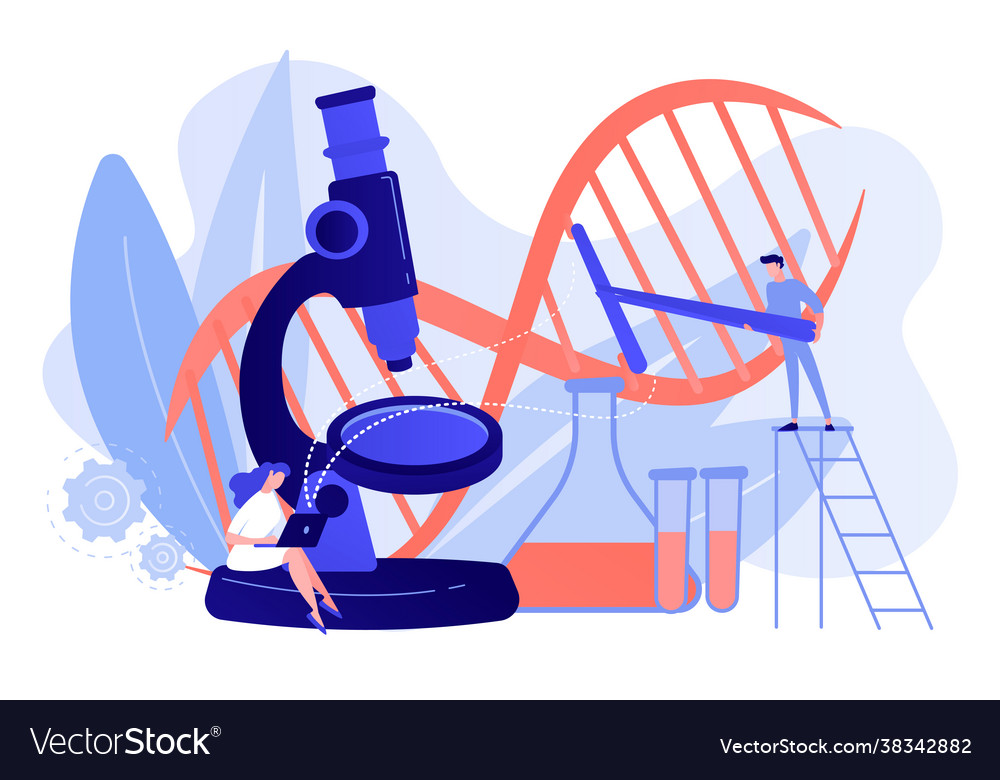 Genetic engineering concept Royalty Free Vector Image Genetic engineering concept Royalty Free Vector Image