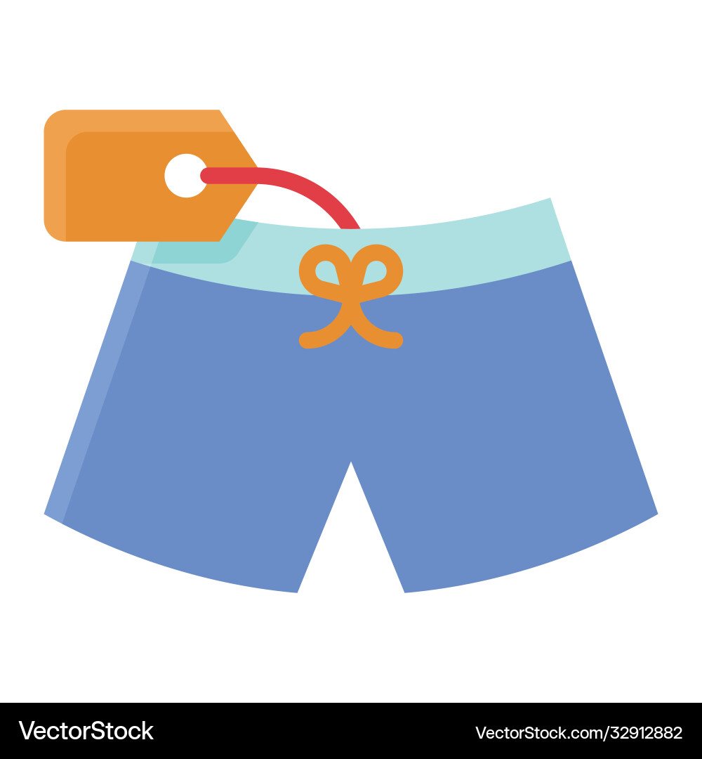Shorts icon summer sale related Royalty Free Vector Image