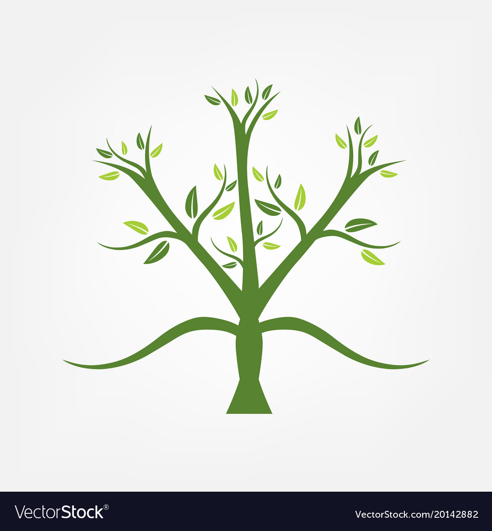 Stylized tree Royalty Free Vector Image - VectorStock