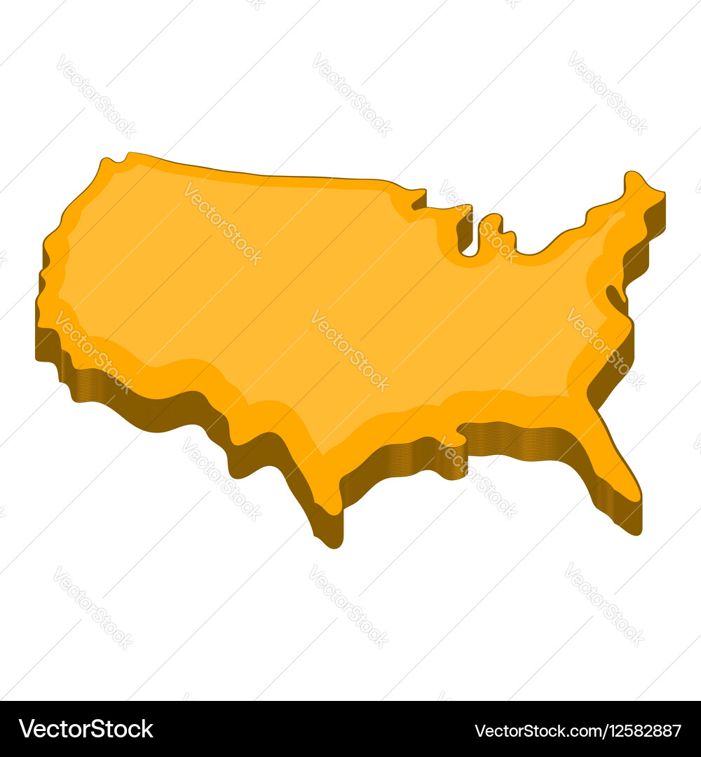 American icon cartoon style Royalty Free Vector Image