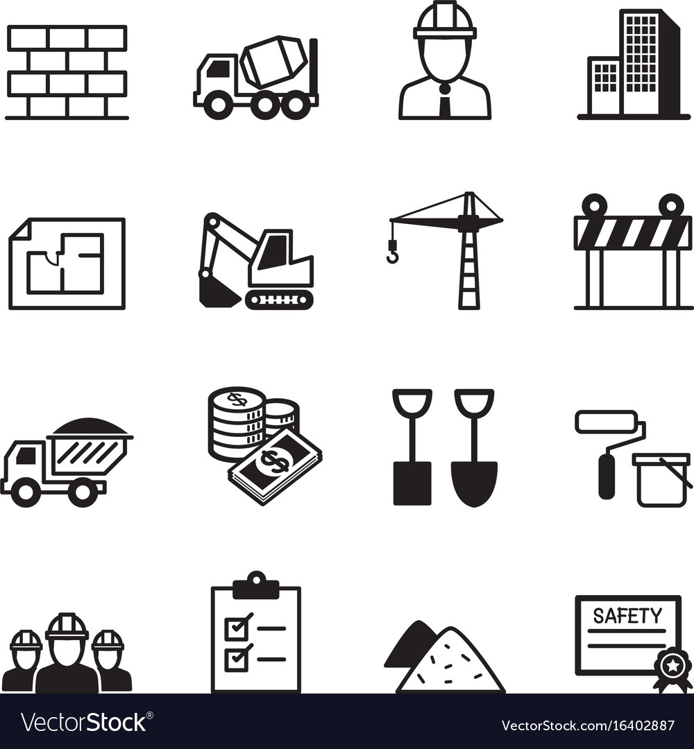 Construction icon set2 Royalty Free Vector Image