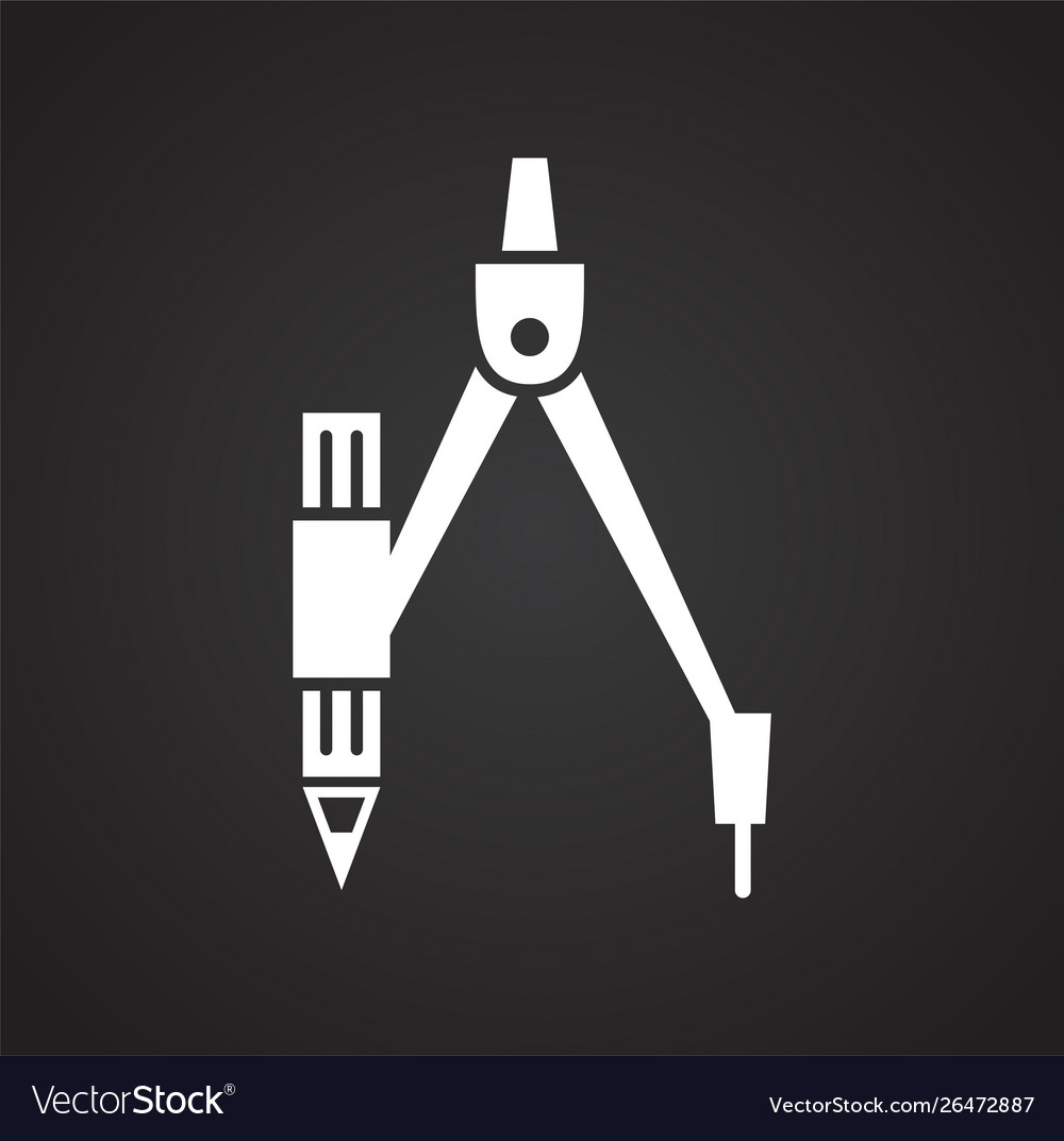 Measuring Tool Icon On Background For Graphic Vector Image