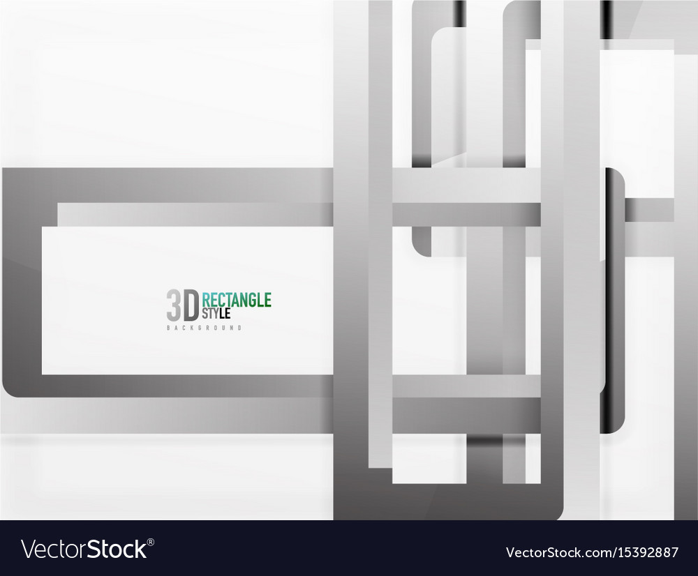 Rectangle tube elements background Royalty Free Vector Image