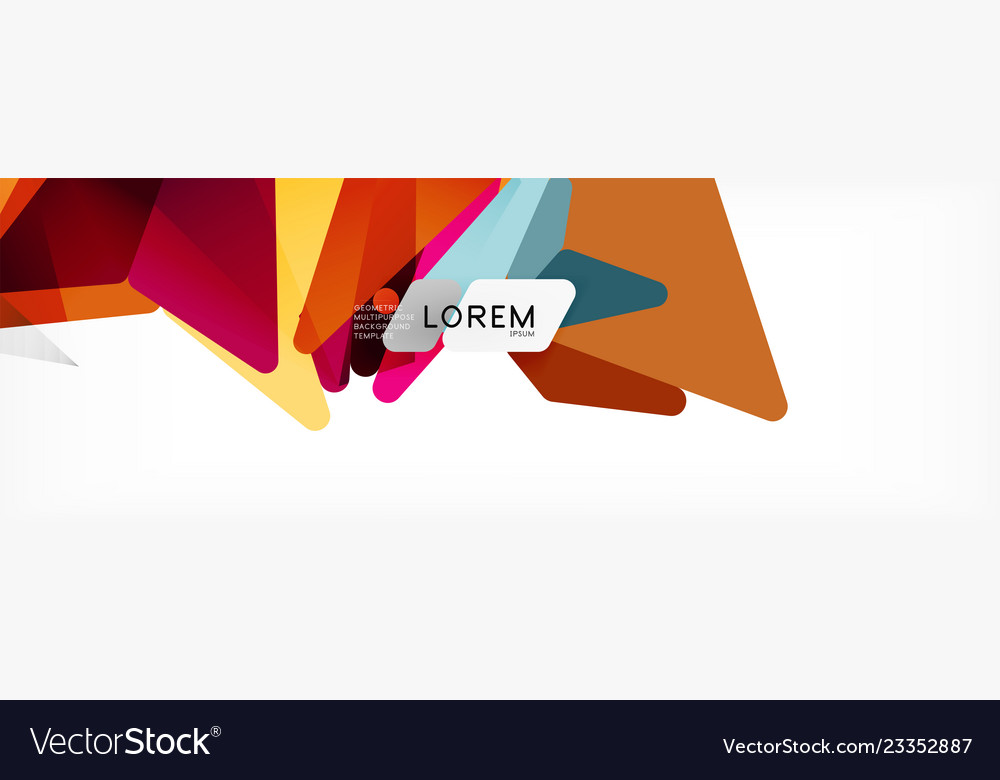 Science background abstract triangle pattern Vector Image