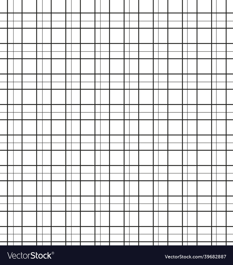Square scale grids black graph seamless pattern Vector Image