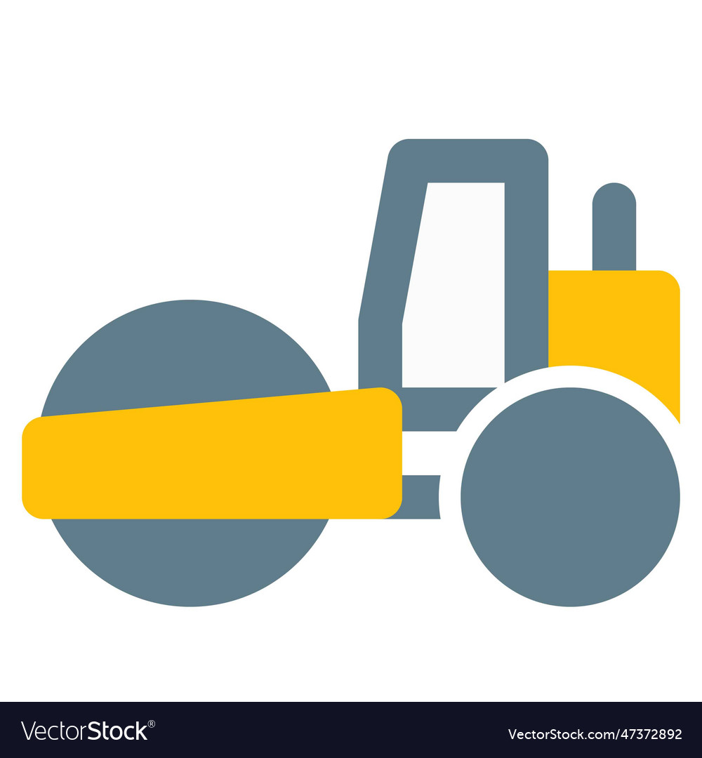 Compactor machine used for reduction Royalty Free Vector