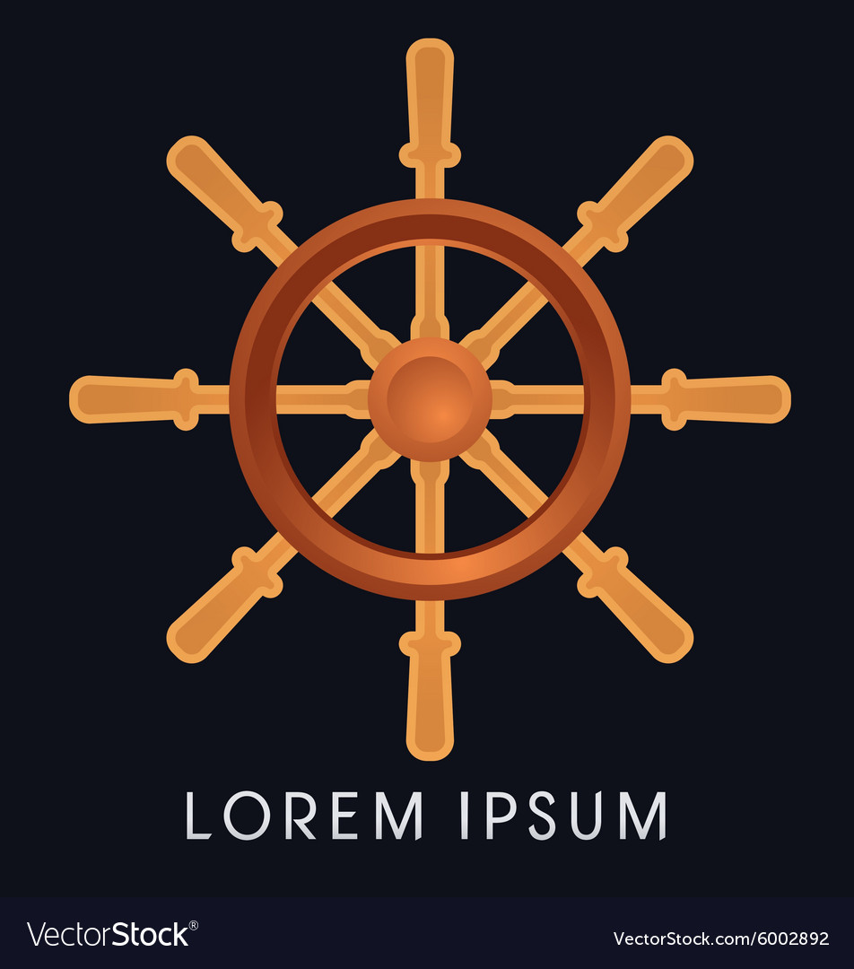 Helm ship Royalty Free Vector Image - VectorStock