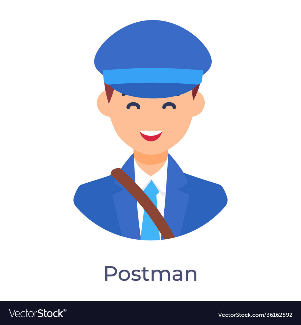 Postman Royalty Free Vector Image - VectorStock