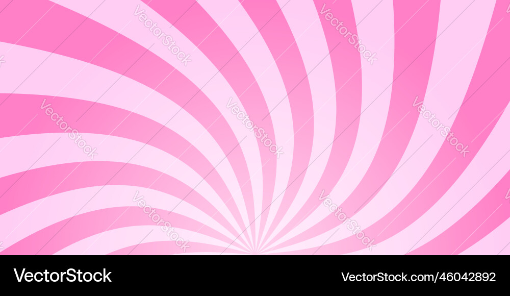 Twisted rays of rosy sunset vortex pinwheel Vector Image