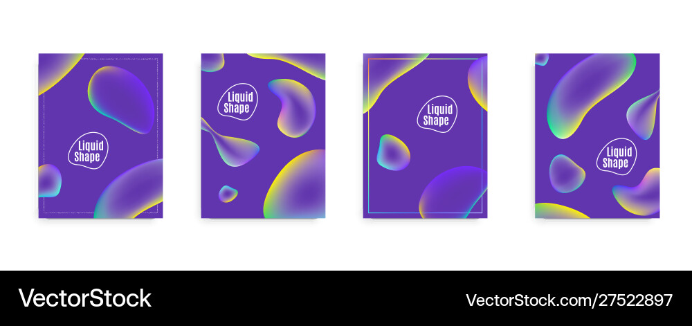 Fluid ultra violet cover design applicable Vector Image