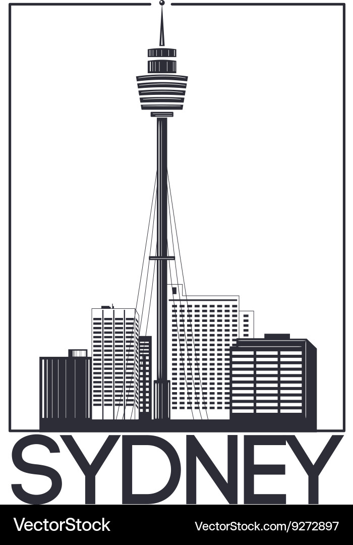 Sydney city banner Royalty Free Vector Image - VectorStock