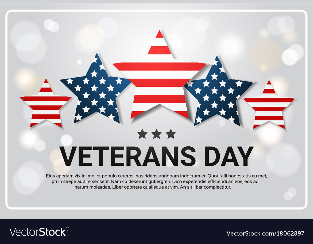 Veterans day celebration national american holiday