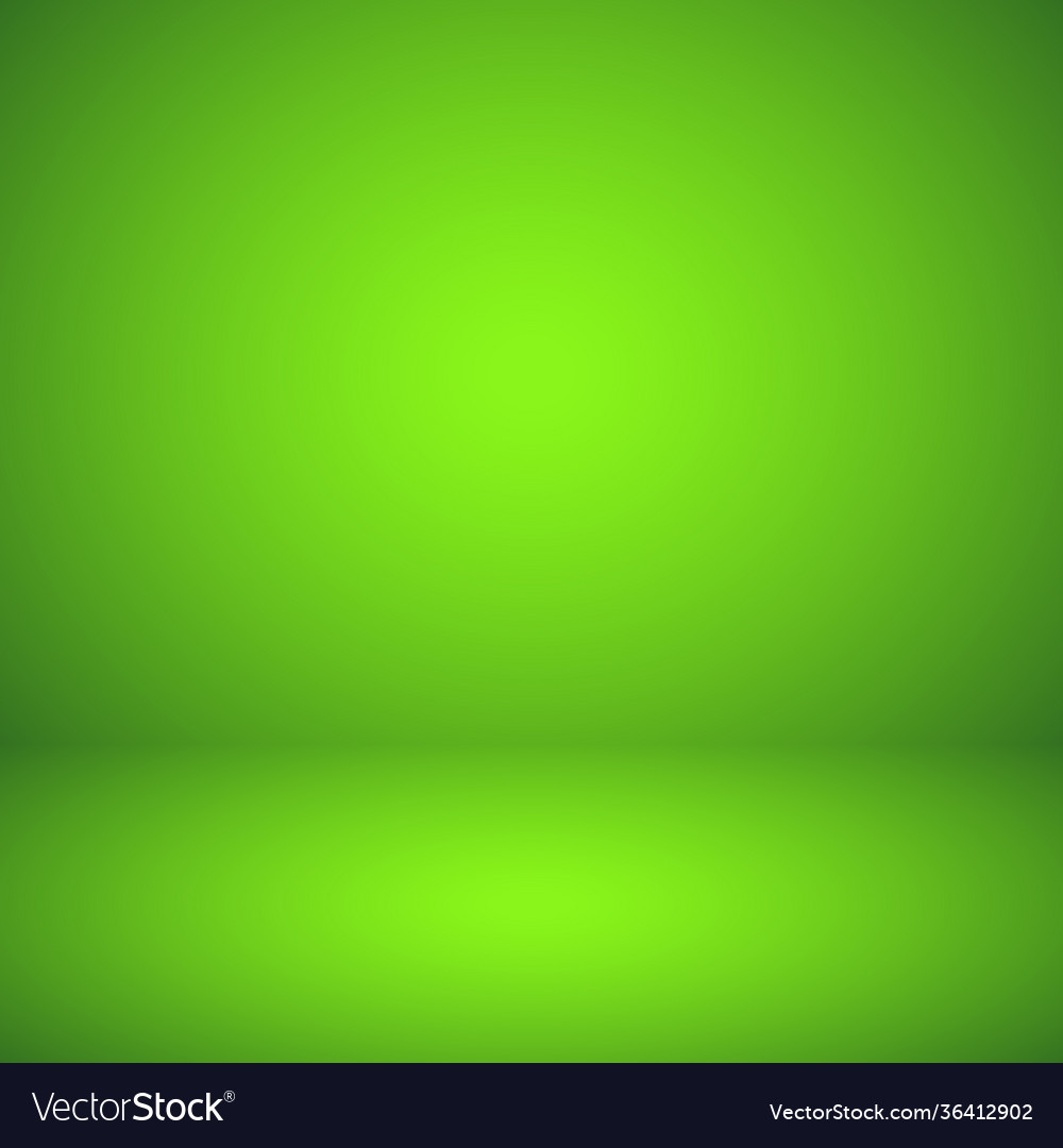 Empty green studio abstract background Royalty Free Vector