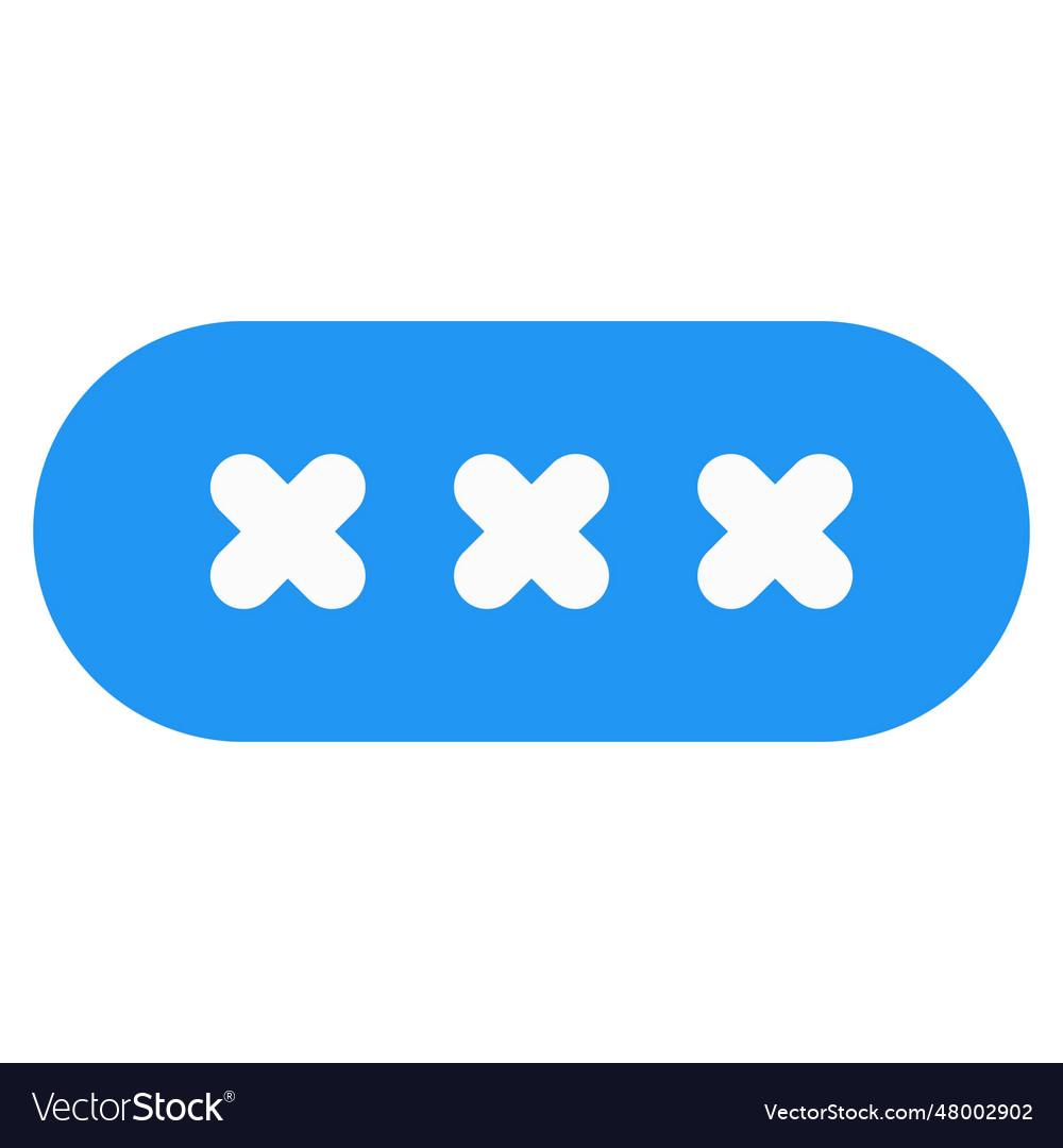 Numeric code used for initial security Royalty Free Vector